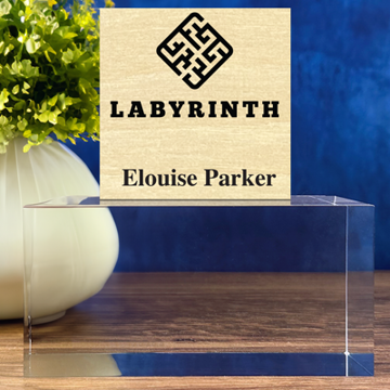 OriginalBadge.com Store. square shaped name badges